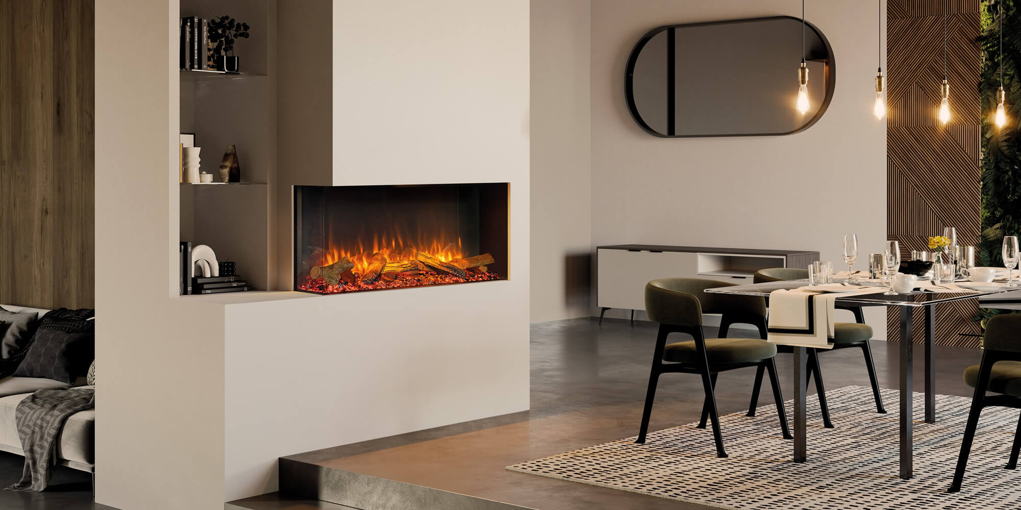 Electric Fireplace Lookbook - Degreesabovefireplaces