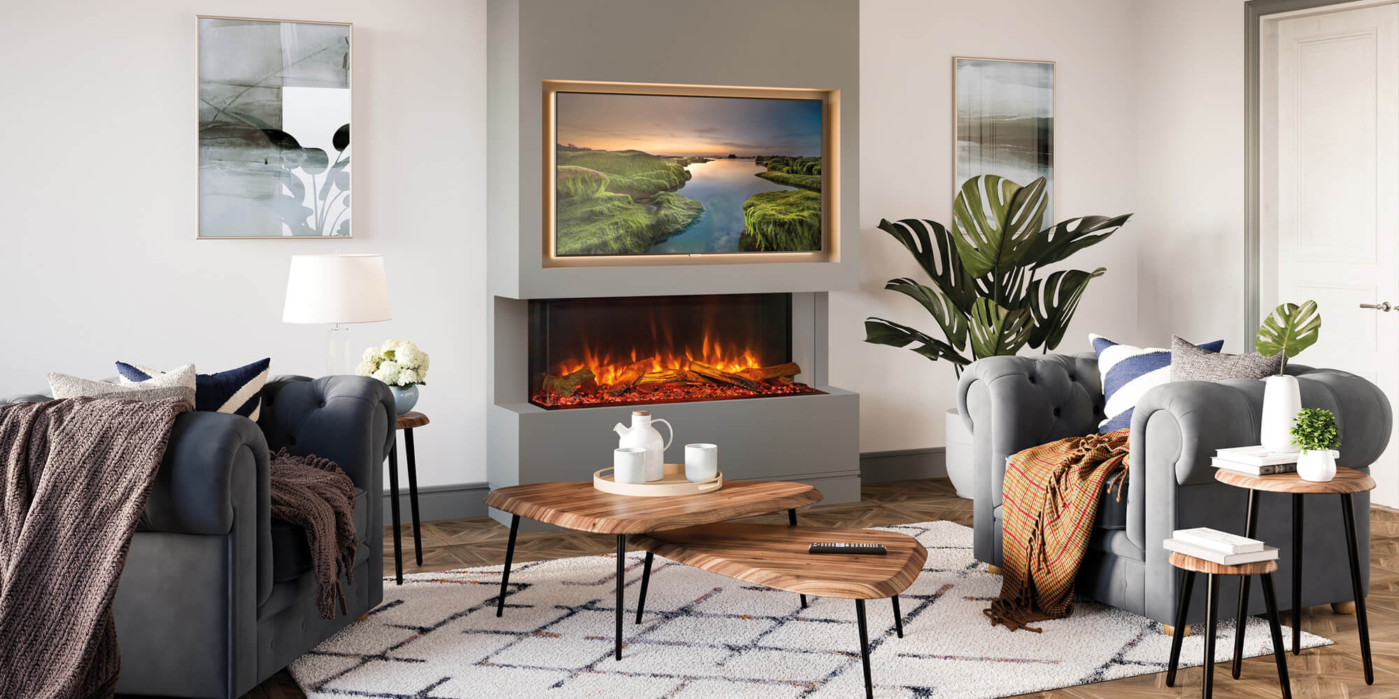 Electric Fireplace Lookbook - Degreesabovefireplaces